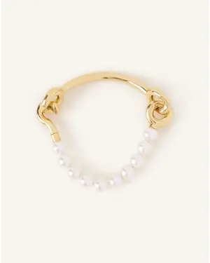 LANVIN Chain Bracelet With Brass Fringe Pendants