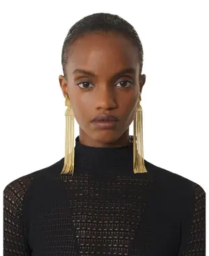 LANVIN Chain Dangle Earrings