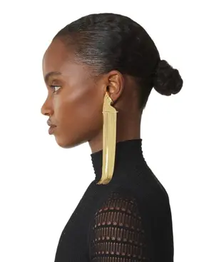 LANVIN Chain Dangle Earrings