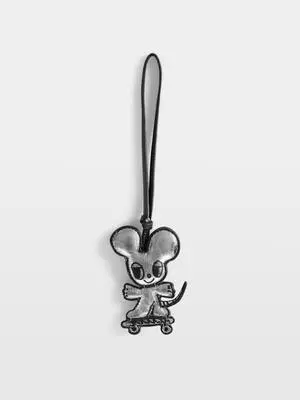 Zadig&Voltaire Keyring Mouse Skater - Silver