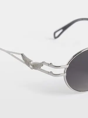 Zadig&Voltaire Metal Sunglasses With Wing Detail