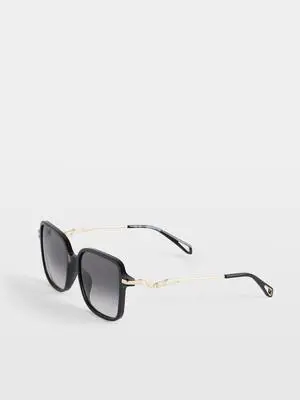 Zadig&Voltaire Acetate Sunglasses - Black