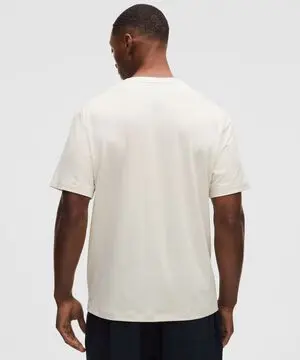 Lululemon Mesh Soft Jersey Short-sleeve Shirt - Light Ivory