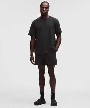 Lululemon Mesh Soft Jersey Short 5 - Black