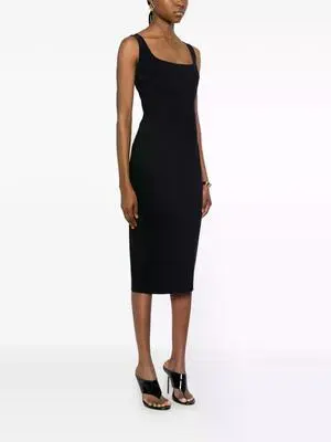 Chiara Boni La Petite Robe Square-neck Midi Dress