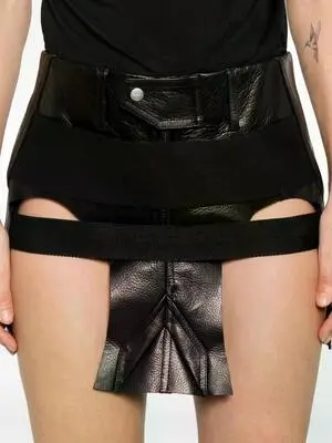 Rick Owens Temple Panel Mini Skirt