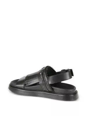 Alexander McQueen Perforated Leather Sandals