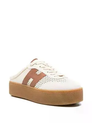 Hogan Platform Mules - Neutrals