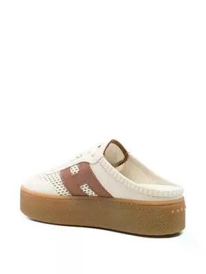 Hogan Platform Mules - Neutrals