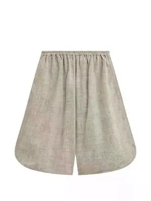 THE FRANKIE SHOP Elasticated Waist Curved Hem Shorts
