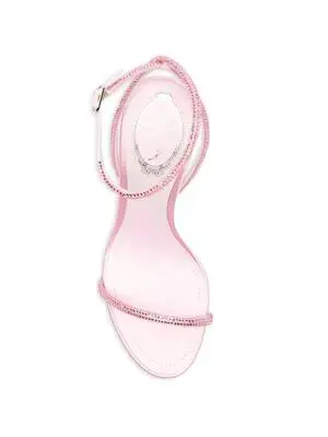 Rene Caovilla Ellabrita Embellished Heeled Sandals - Pink