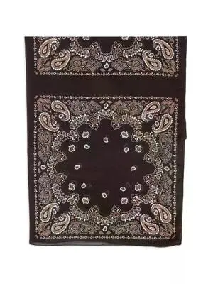 Destin Paisley Scarf - Brown