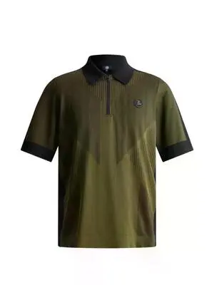 Fusalp Zip-neck Short-sleeve Polo Shirt - Green
