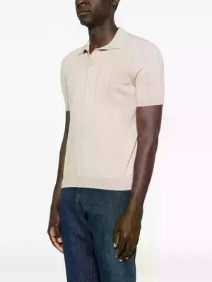 GRAN SASSO Polo-collar T-shirt - Neutrals