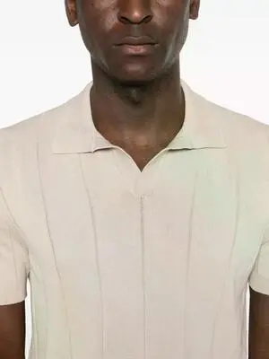 GRAN SASSO Polo-collar T-shirt - Neutrals
