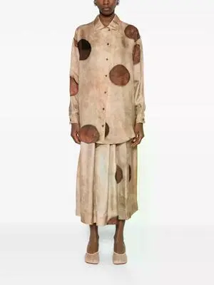 UMA WANG Teays Buttoned Shirt - Neutrals