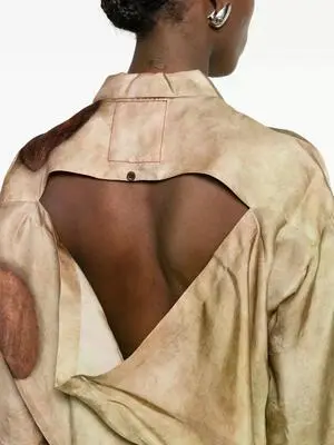 UMA WANG Teays Buttoned Shirt - Neutrals