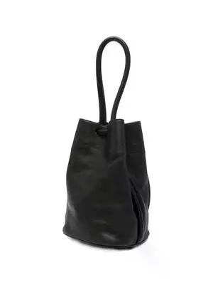 UMA WANG Drawstring Bucket Bag - Black