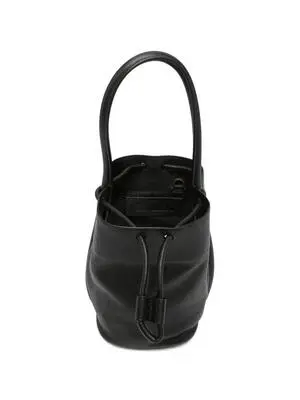 UMA WANG Drawstring Bucket Bag - Black