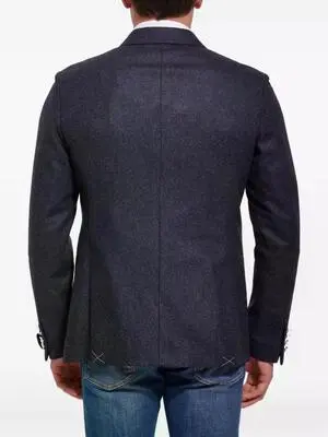 TONELLO Double-breasted Flannel Blazer