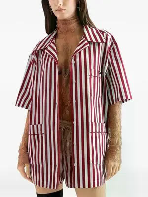 Dolce & Gabbana Striped Chest Pocket Shirt