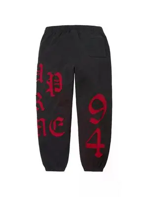 Supreme Logo-print Track Pants - Black