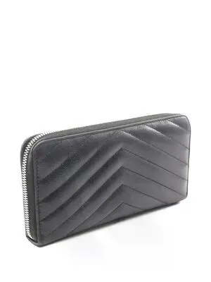 Saint Laurent 2000s Monogram Leather Wallet