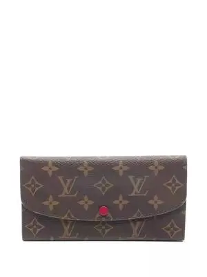 LOUIS VUITTON 2016 Monogram Bifold Long Wallet - Brown