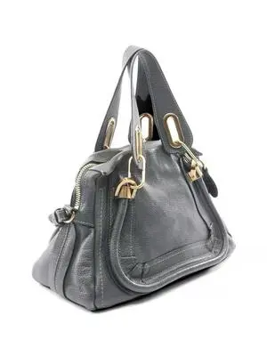 Chloé 2000s Paraty Leather Tote Bag - Grey