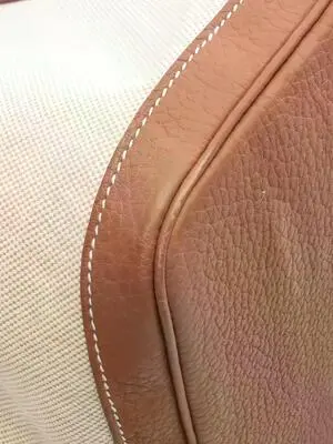 Hermès 2024 Grand Chevron Negonda Garden Party Tote Bag - Neutrals