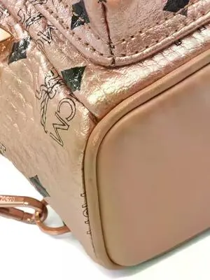 Mcm 2000s Logo-print Backpack - Pink