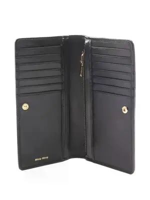 Miu Miu Bi-fold Leather Wallet
