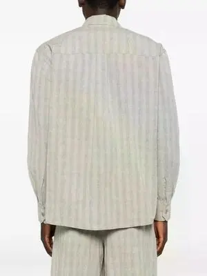 Our Legacy Above Striped-pattern Shirt - Neutrals