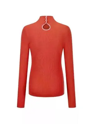Shanghai Tang Mock-neck Sweater