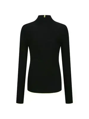 Shanghai Tang Mock Neck Sweater