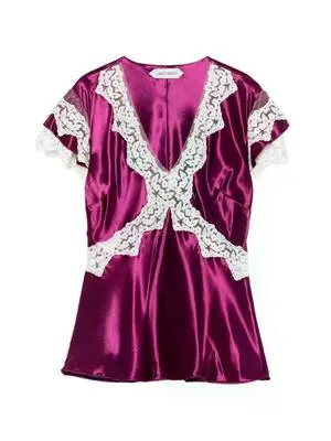 Alberta Ferretti Lace Up Tops
