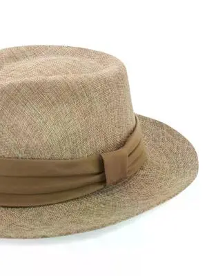 Boggi Milano Textured Panama Hat