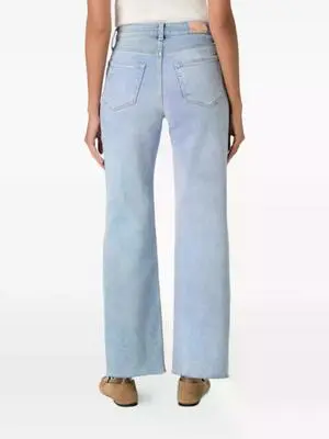 Paige Anessa Wide-leg Jeans - Blue