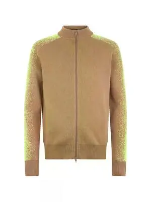 Herno Zip-up High-neck Cardigan - Neutrals