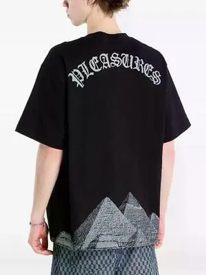 PLEASURES Elevation Heavyweight T-shirt - Black