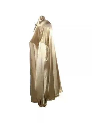 GENNY Satin Long-sleeve Shirt - Gold