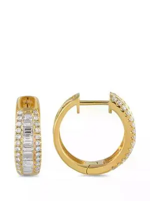 LB EXCLUSIVE Diamond Hoop Earrings