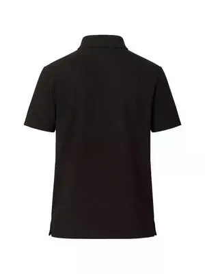 Just Cavalli Embossed Polo Shirt - Black