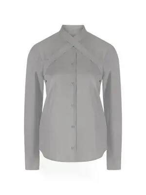Off-White Crossover Strap Shirt - Grey