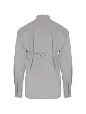 Off-White Crossover Strap Shirt - Grey