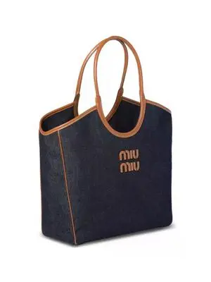 Miu Miu Ivy Denim Tote Bag