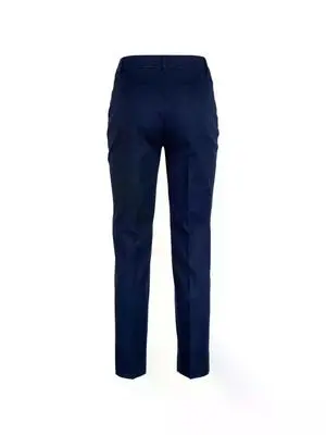 VIA MASINI 80 Slim-cut Trousers - Blue