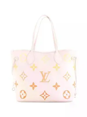 LOUIS VUITTON Neverfull Nm Degrade Monogram Empreinte Giant Mm Tote Bag - Neutrals