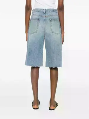 RÓHE Belt-loops Raw Hem Shorts