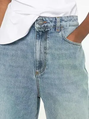 RÓHE Belt-loops Raw Hem Shorts